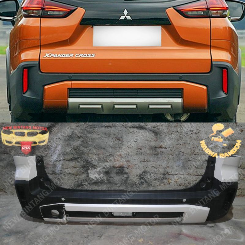 Jual Bumper belakang mitsubishi Xpander cross 2019 2021 original ...