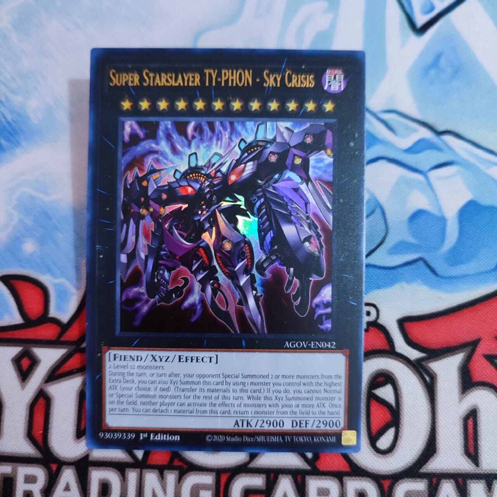 Jual yugioh super starslayer ty-phon sky crisis AGOV ultra rare 1st ...