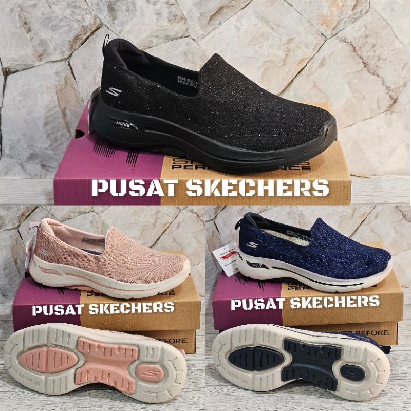 Jual Sepatu Skechers Go walk Arch fit Vividly / Sepatu Skechers Wanita ...