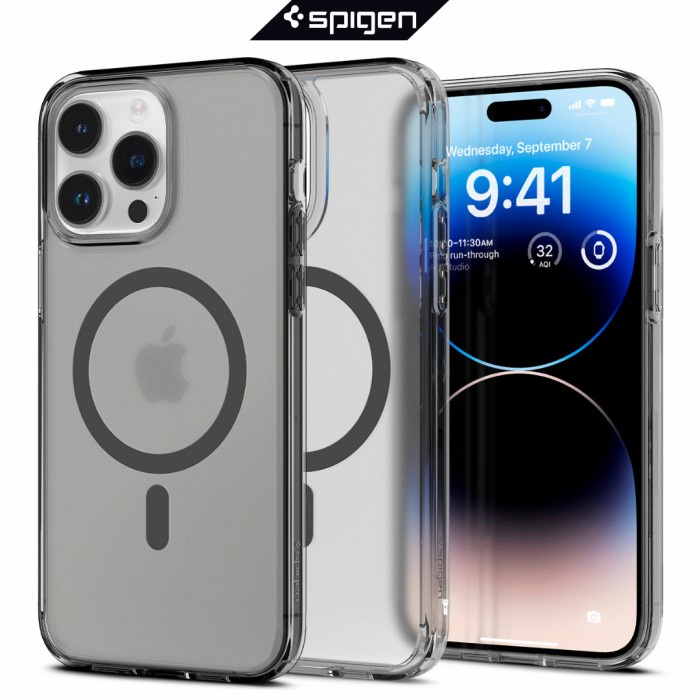 Jual Case iPhone 14 Pro Max Spigen Ultra Hybrid Frost MagSafe Matte ...