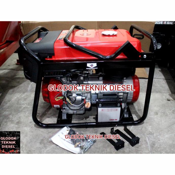 Jual Harga Promo GENSET 5000 WATT BENSIN / GENERATOR LISTRIK 5000 WATT ...