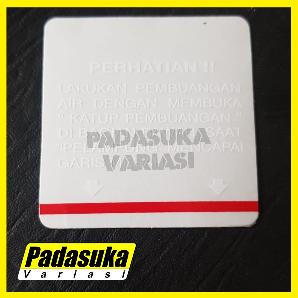 Jual Stiker Sticker Label Water Separator Canter Original KM902377 ...