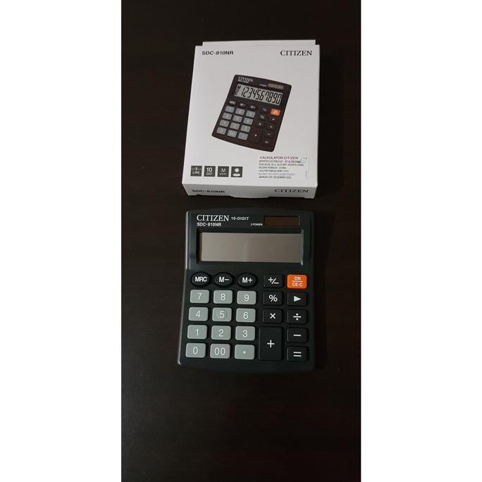 Jual CALCULATOR CITIZEN SDC 810 NR | Shopee Indonesia