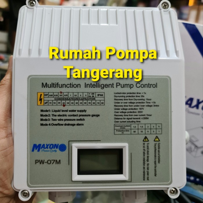 Jual [Original] Control Box Wlc Maxon Pompa Satelit Untuk 1.5Hp 1Phase ...