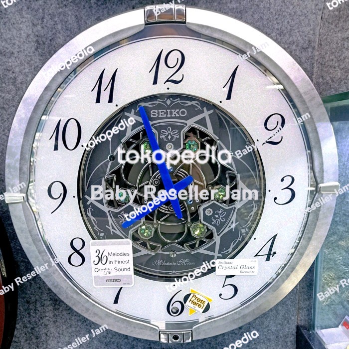 Jual [Ori] New Jam Dinding Seiko Japan Melodies Bunyi Qxm397 Qxm397S ...