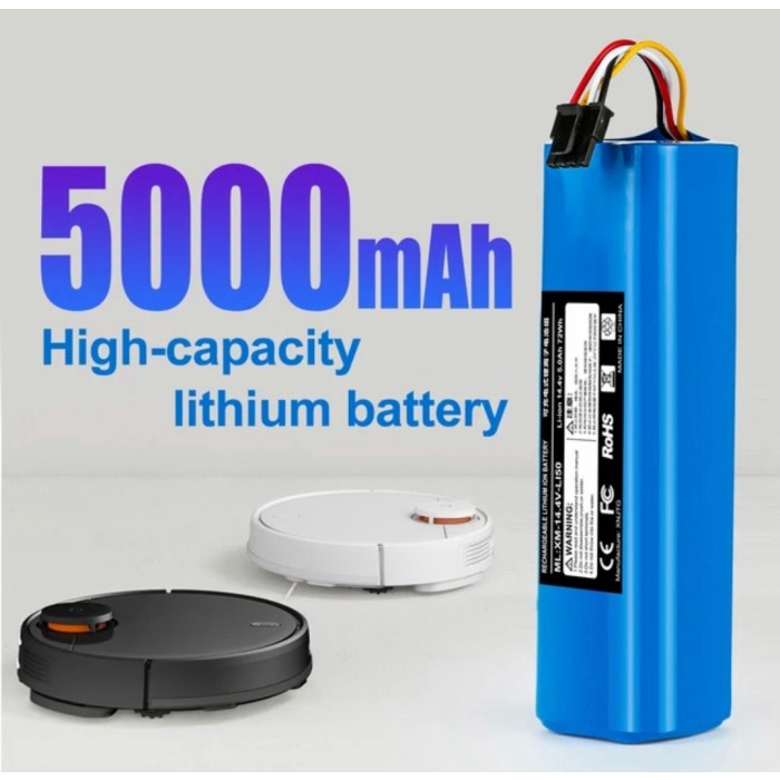 Jual Baterai Xiaomi Vacuum Mi Robot 1C Replacement Battery 5000mAH ...