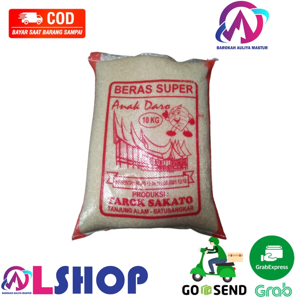 Jual Beras Padang Anak Daro Super Premium Asli Batusangkar Kemasan 1 KG ...