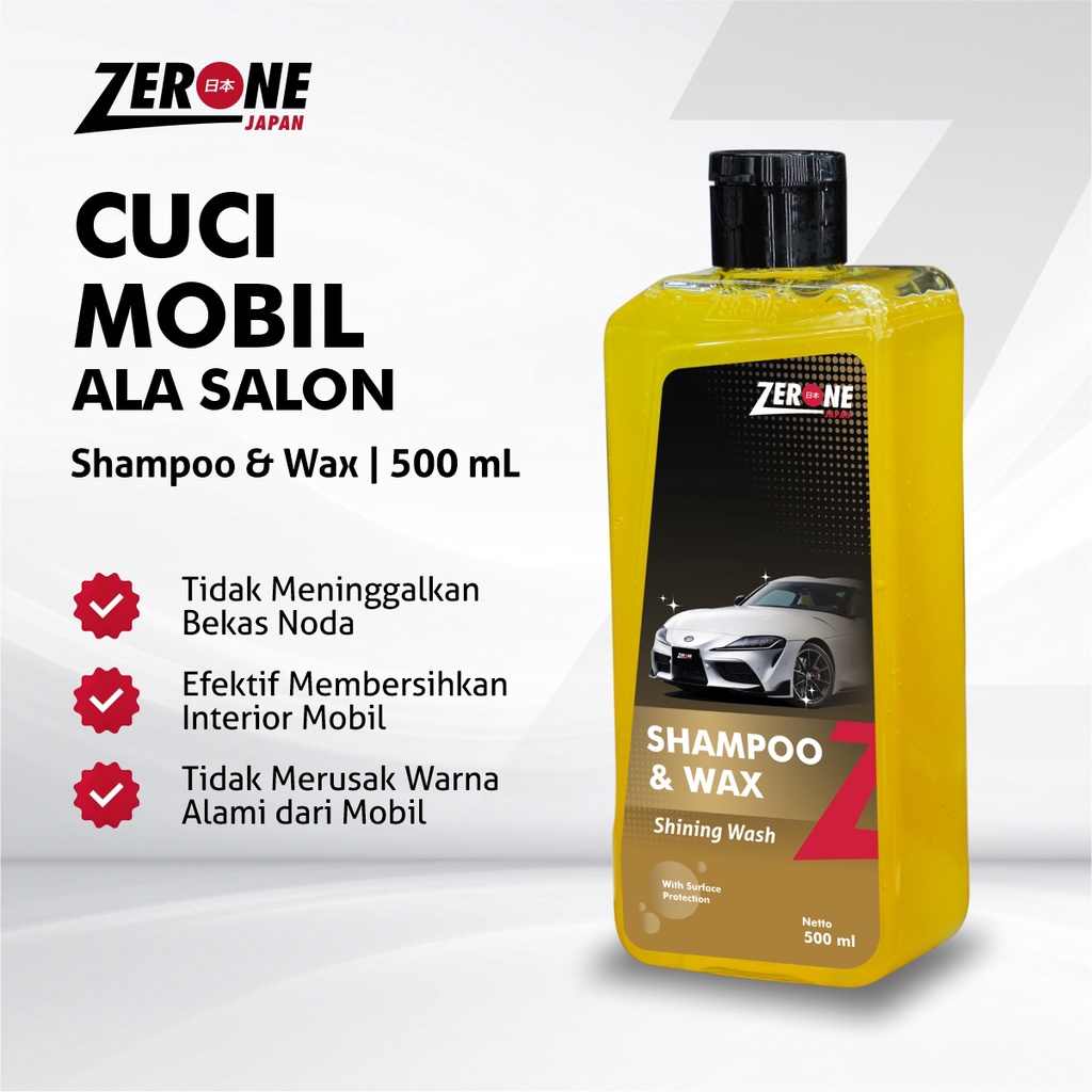 Jual Shampoo Mobil Car Wash Dengan Wax 500 Ml | Shopee Indonesia