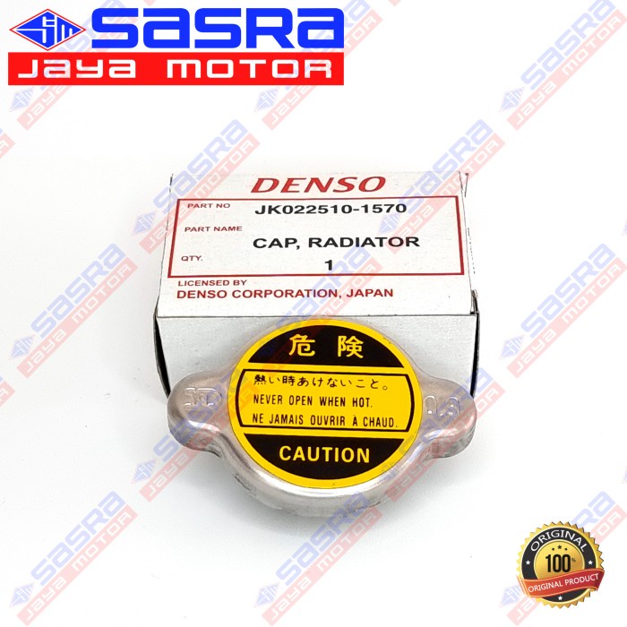Jual Tutup Radiator DENSO ORI 0.9 Bar 1570 Model Karet Besar AGYA|AYLA ...