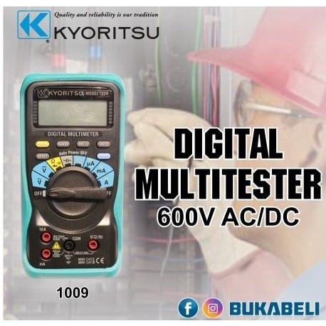 Jual Kyoritsu 1009 Multitester Avometer Digital Japan Multimeter Style ...