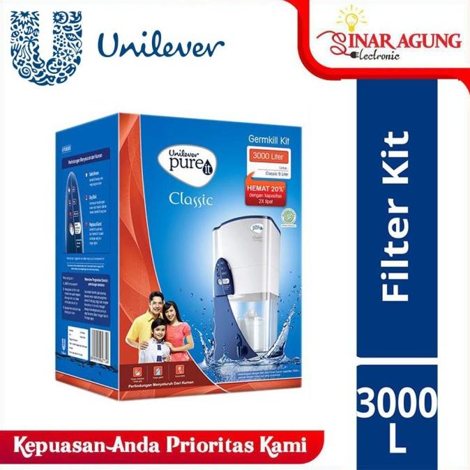 Jual Unilever Pure It Germkill Filter 3000 L Pureit 3000Liter GKK ...