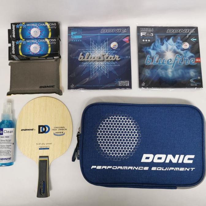 Jual Bat tenis meja Donic Original True Carbon inner set | Shopee Indonesia