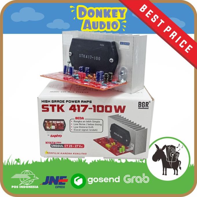 Jual KIT POWER AMPLIFIER STK 417-100 SANYO MINI SIZE AMPLIFIER BELL BGR ...