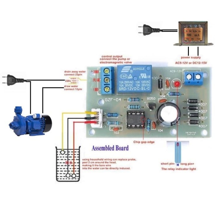 Jual TERBARU Liquid Level Controller Sensor Module Diy Kits Water Level ...