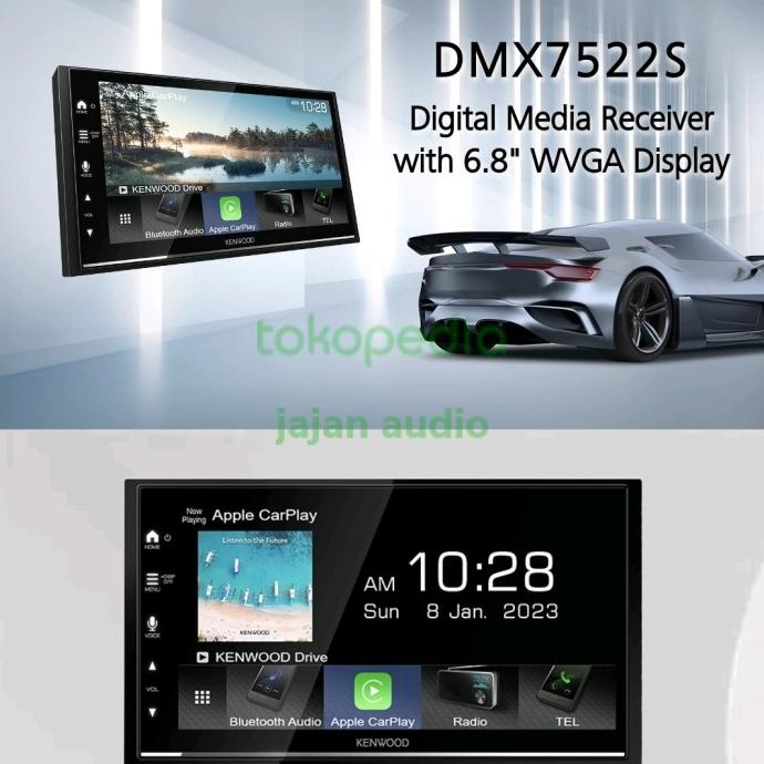 Jual kenwood dmx 7522s 7" 7522 wireless apple carplay head unit | Shopee Indonesia