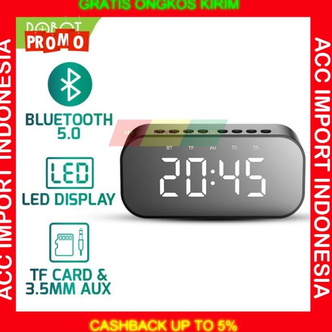 Jual Speaker Bluetooth Wireless Portable Robot RB550 Bass Stereo Jam ...