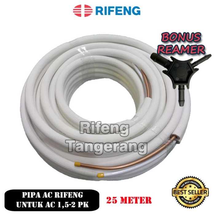 Jual [New] Pipa Ac Rifeng 25 Meter Plus Insulasi 015 - 2 Pk Setara 1/4 ...
