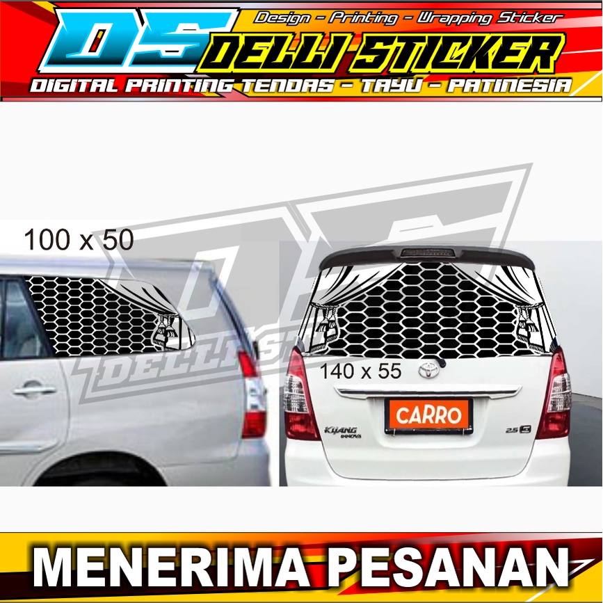 Jual Stiker One Way Kaca Mobil Inova 2012 - Model Jaring - Full Kaca ...