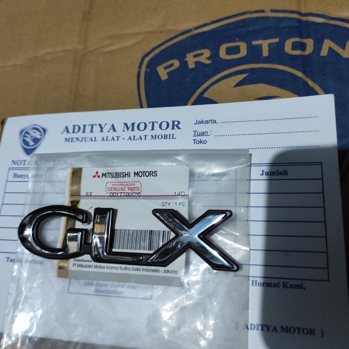 Jual Emblem Logo Merk Glx Bagasi Belakang Lancer Evo 3 Cb2 Cb4 Mb882799 ...