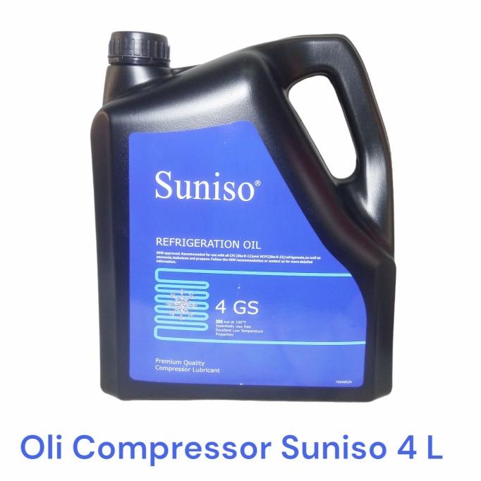 Jual Oli Kompresor Compressor AC Mobil Suniso 4 GS 4 Liter 1 Galon ...