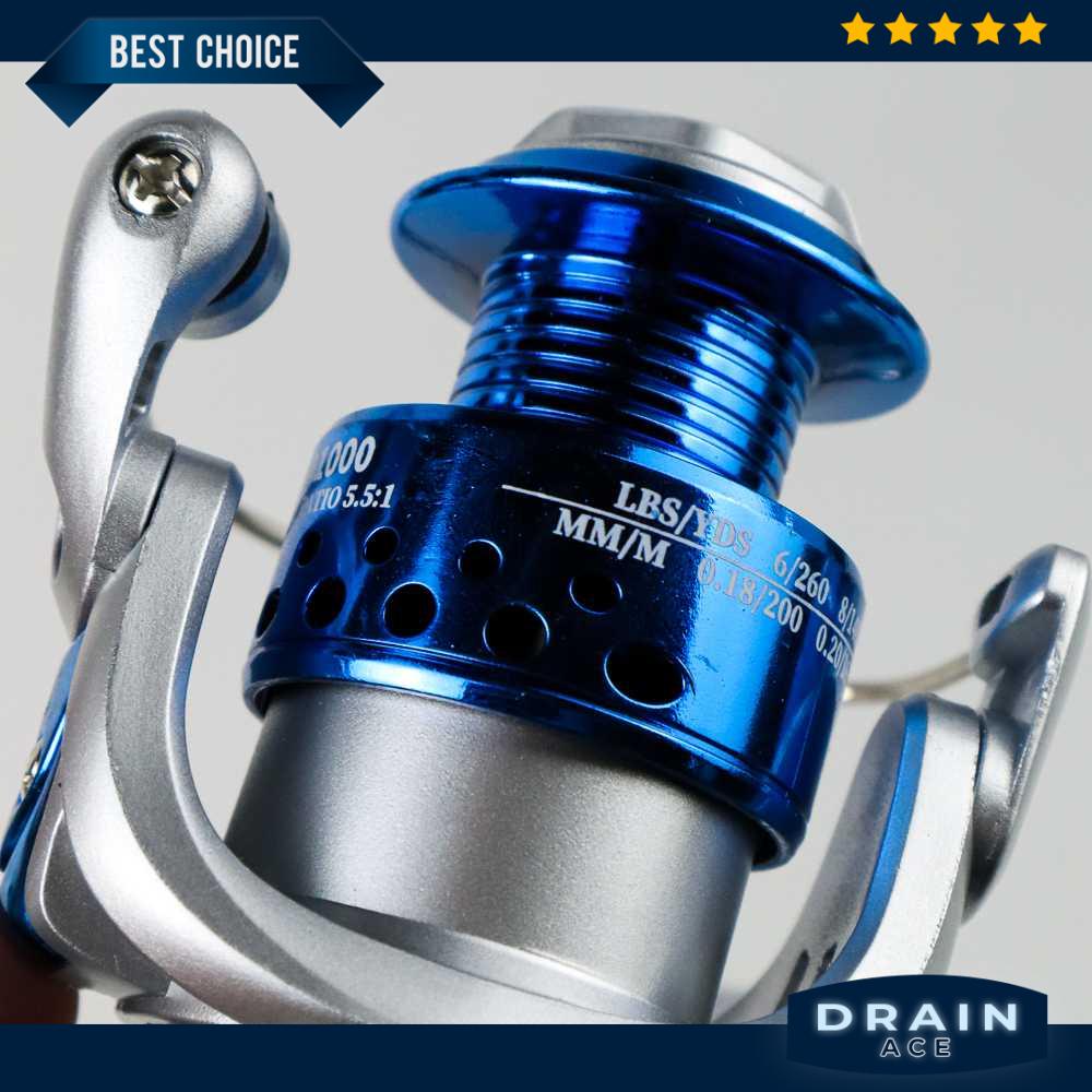 Jual Reel Pancing Spinning Fishing Reel 5.5:1 Gear Ratio - PMC | Shopee ...