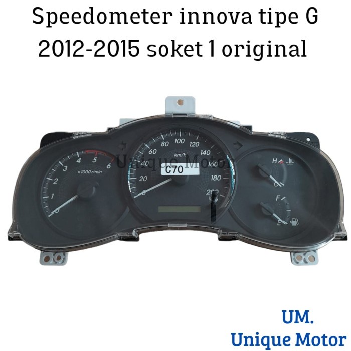 Jual Speedometer Innova Diesel Manual Tipe G 2012-2015 Soket 1 Original ...