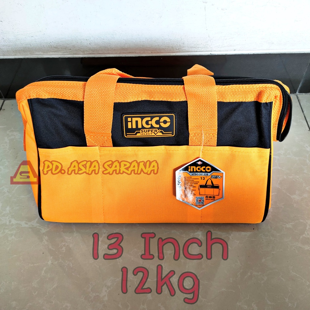 Jual Tools Bag 13" Ingco 12Kg / Tas Perkakas Alat Tukang Mekanik ...