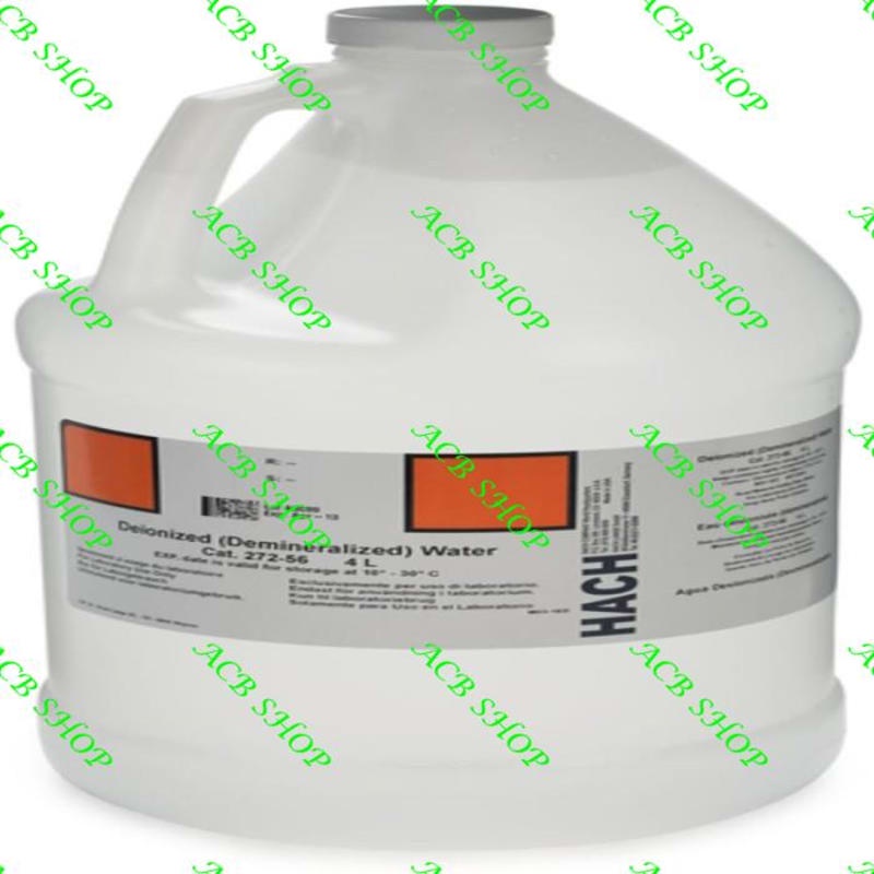 Jual Hach 27256 Water Deionized & Demineralized 4 Liter | Shopee Indonesia