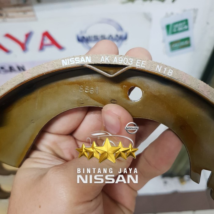 Jual Kampas Rem Belakang Nissan XGear, Livina 1800cc Latio Original Nissan (Bintang Motor Nissan ...