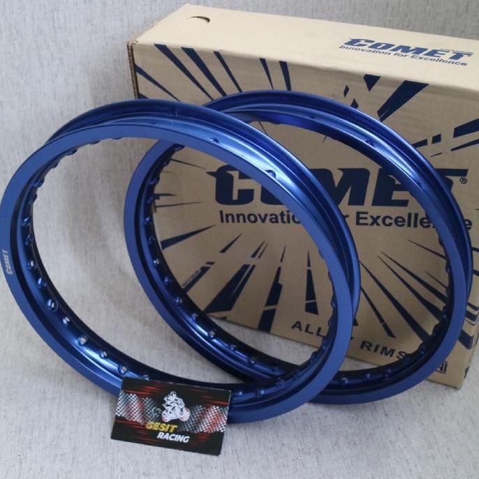 Jual Velg Comet W Shape Ring 17 X 140 / 160 Warna Blue Biru | Shopee ...