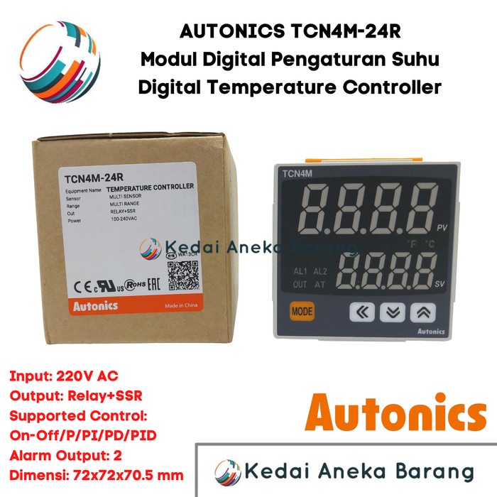 Jual Temperature Controller Digital Autonics TCN4M-24R TCN4M 24R Temperatur | Shopee Indonesia