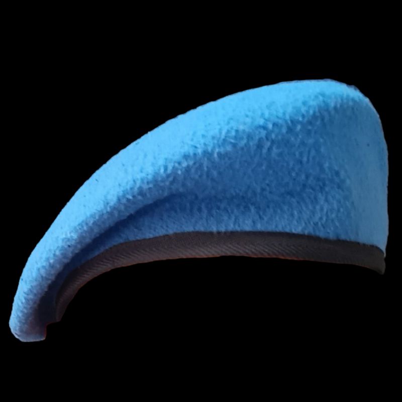 Jual TOPI BARET HIGH QUALITY WARNA BIRU MUDA (BIRU PROVOST) | Shopee ...