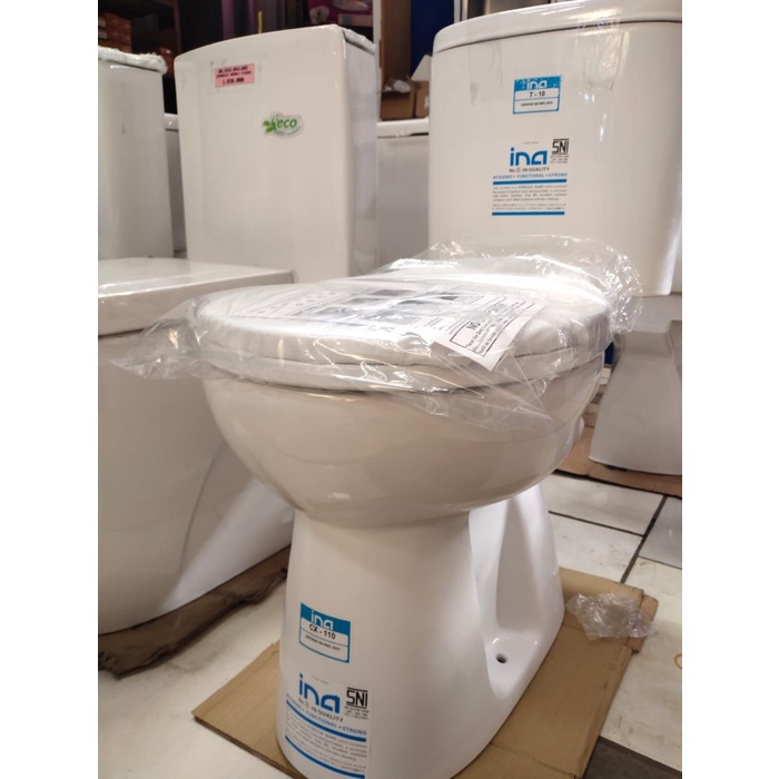 Jual Promo Closet Duduk / Duoblock Ina Cx-100/T-10 Putih Design Harga ...