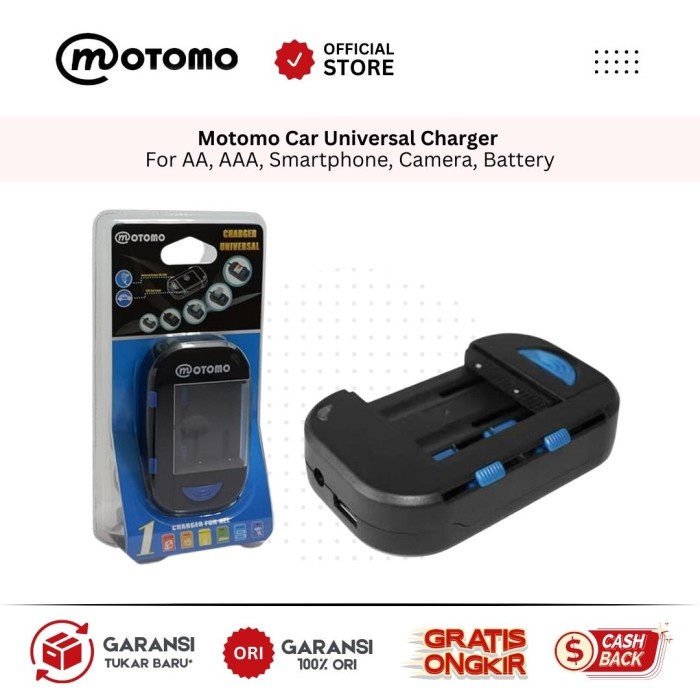Jual New!! CHARGER MOTOMO UNIVERSAL FOR : CAMERA & SMARTPHONE | Shopee ...