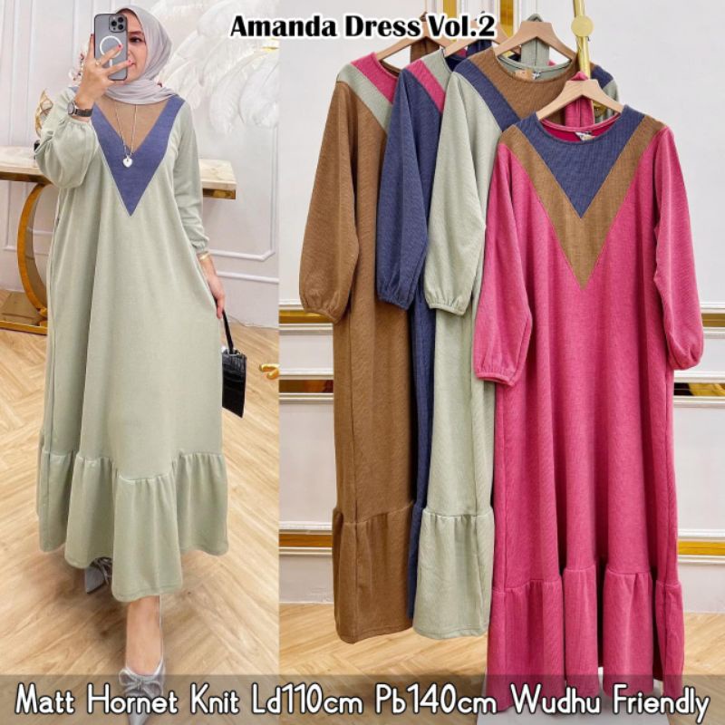 Jual AMANDA VOL 2 MAXY KNIT | Shopee Indonesia