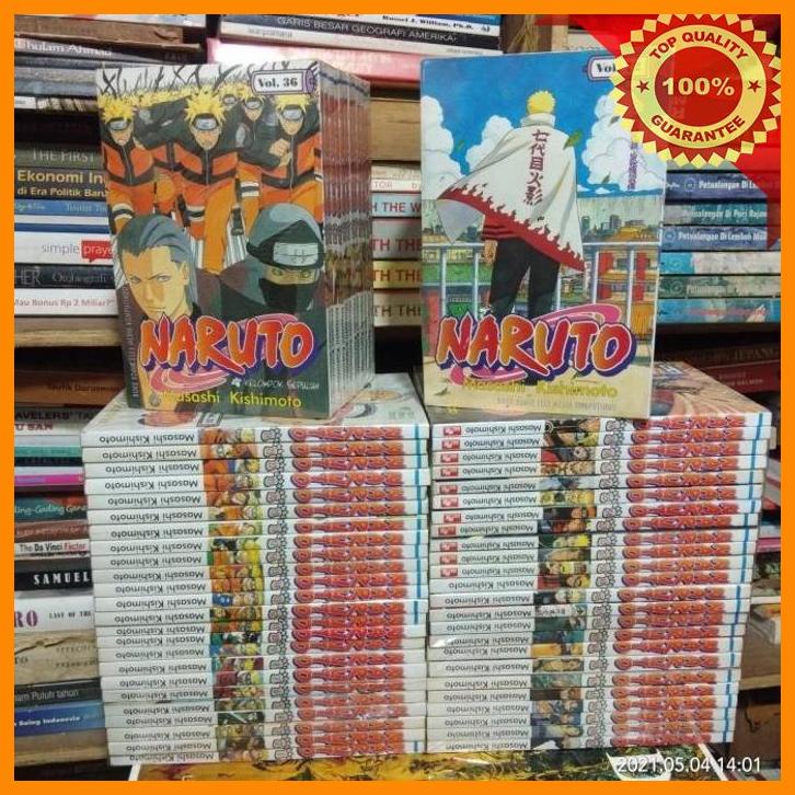 Jual (PLK) KOMIK NARUTO 1-72 LENGKAP BY MASASHI KISHIMOTO FULLSET | Shopee Indonesia