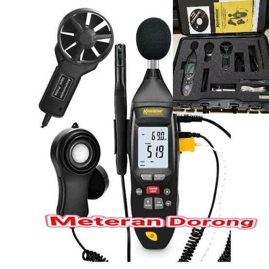 Jual 5 In 1 Environment Meter Krisbow 10176832 | Shopee Indonesia