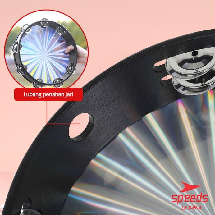 Jual Recomend SPEEDS Alat Musik Tamborin Hologram Tambourine Berbagai ...