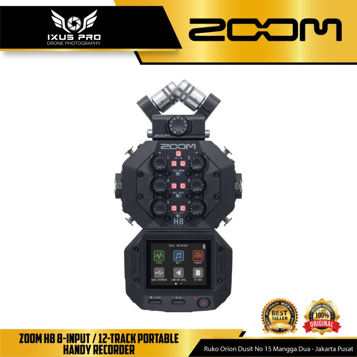 Jual Zoom H8 8-Input / 12-Track Portable Handy Recorder | Shopee Indonesia
