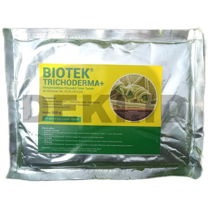 Jual Trichoderma Fungisida Organik Tricoderma Biotek 500 Gr Trikoderma ...