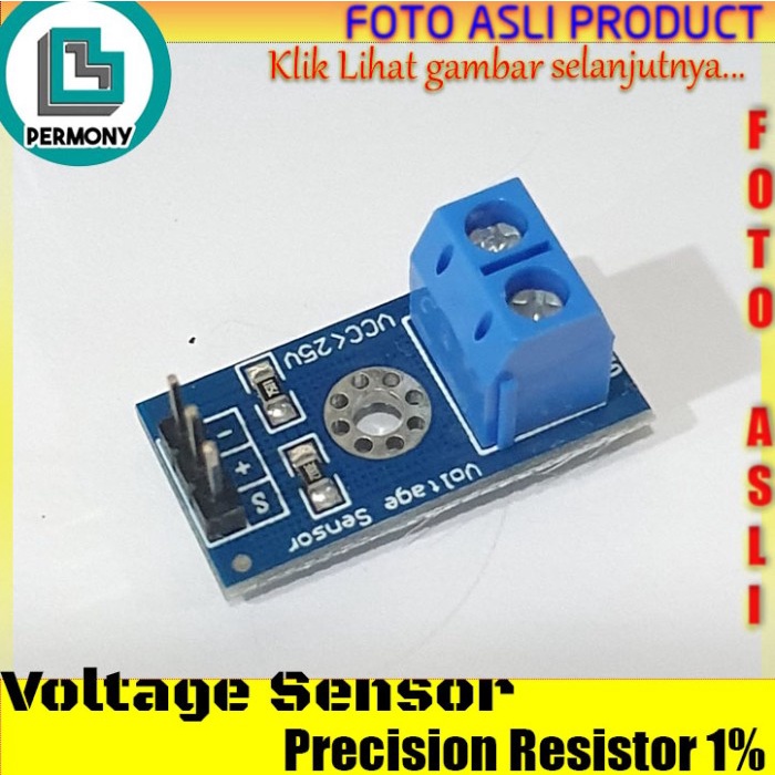 Jual Voltage Sensor tegangan precision presisi Module divider pembagi ... Jual Voltage Sensor tegangan precision presisi Module divider pembagi ...