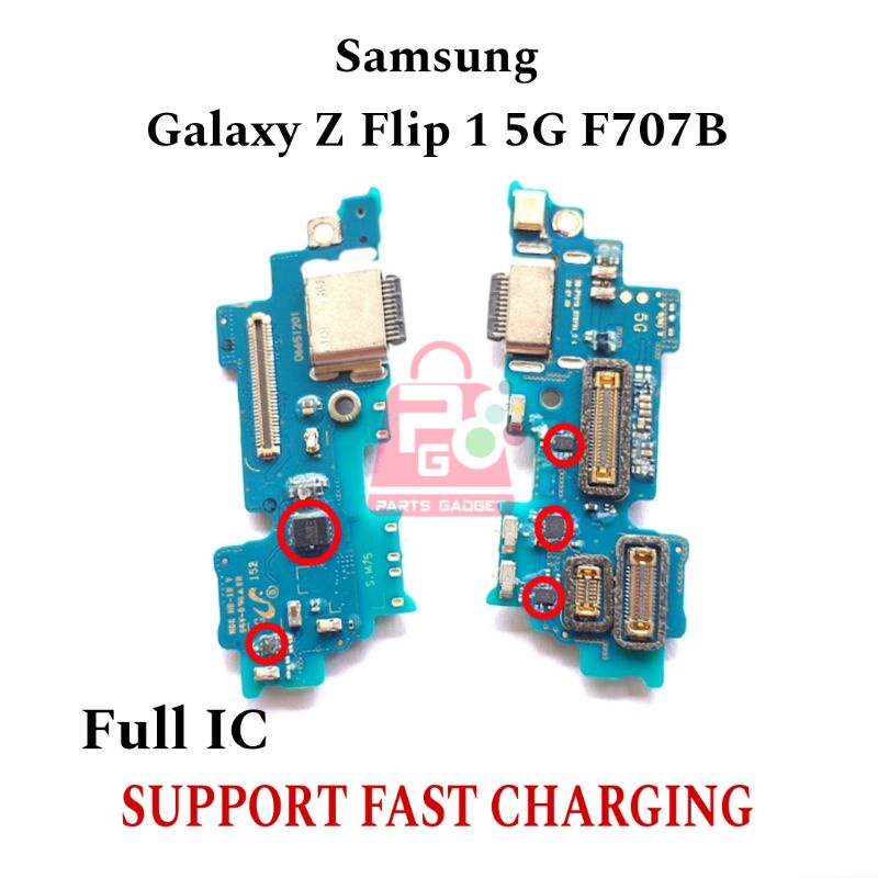 Jual Konektor Charger Samsung Galaxy Z Flip 1 5G F707B Full Ic Pcb Board Papan Cas Mic | Shopee ...
