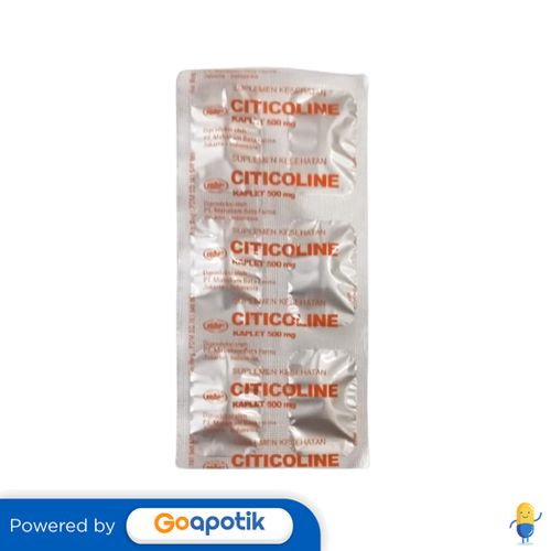 Jual CITICOLINE MAHAKAM 500 MG STRIP 6 KAPLET | Shopee Indonesia