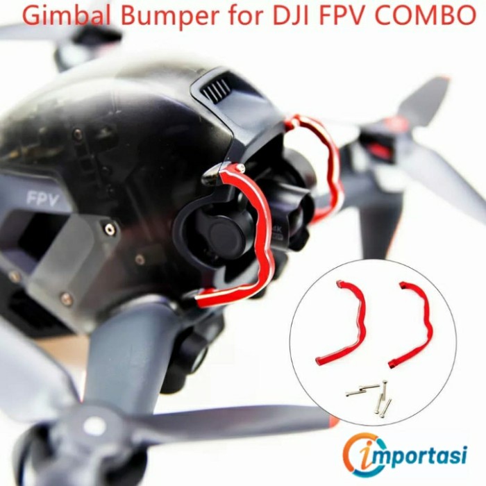 Jual Alumunium Gimbal Bumper Lens Protector DJI FPV Combo Crash Bar ...