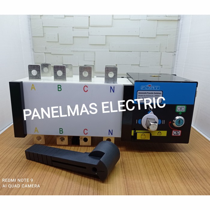 Jual Cos motorized FORT ATS 250A 4P Change Over Switch Panel GGLD-250/4 ...
