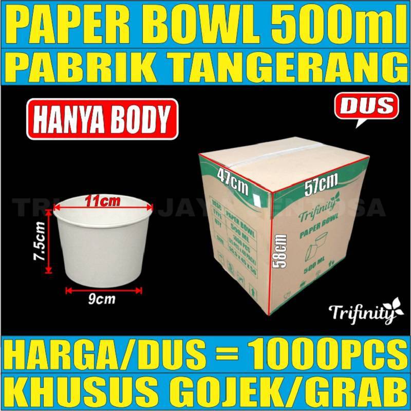 Jual R Bowl 500Ml Per Dus Tebal Mangkuk Tahan Crowave Hanya Body ...