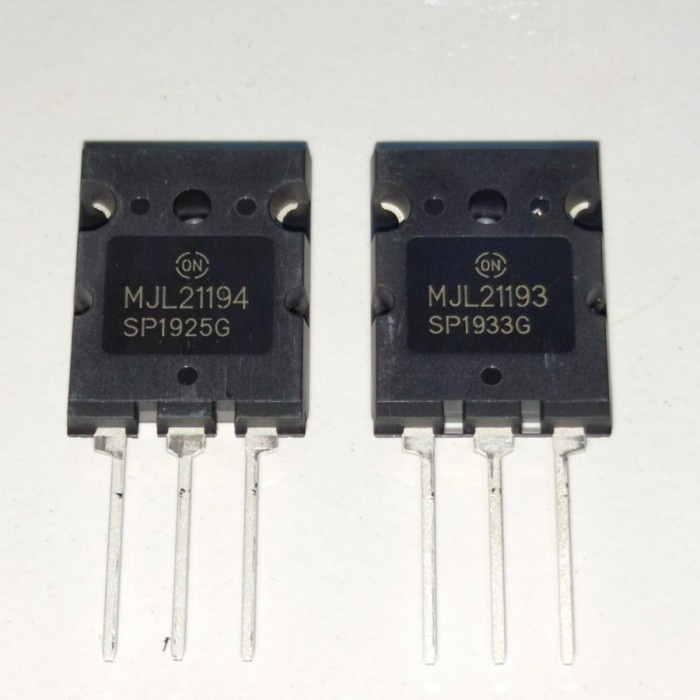 Jual Transistor Mjl21193 Mjl21194 - Mjl 21193 21194 Original | Shopee ...