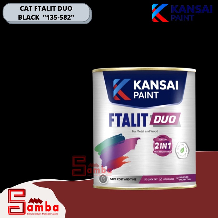 Jual Sale!! FTALIT DUO 2 in 1 CAT KAYU BESI ANTI KARAT CAT MINYAK ...