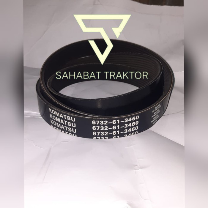 Jual [COD] Van Belt / V Ribbed Belt Komatsu 6732-61-3460 Berkualitas ...