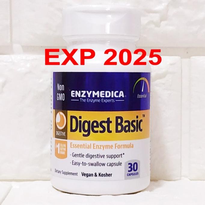 Jual Enzymedica Digest Basic Essential Enzyme Isi 30 Caps Enzim Pencernaan Best | Shopee Indonesia